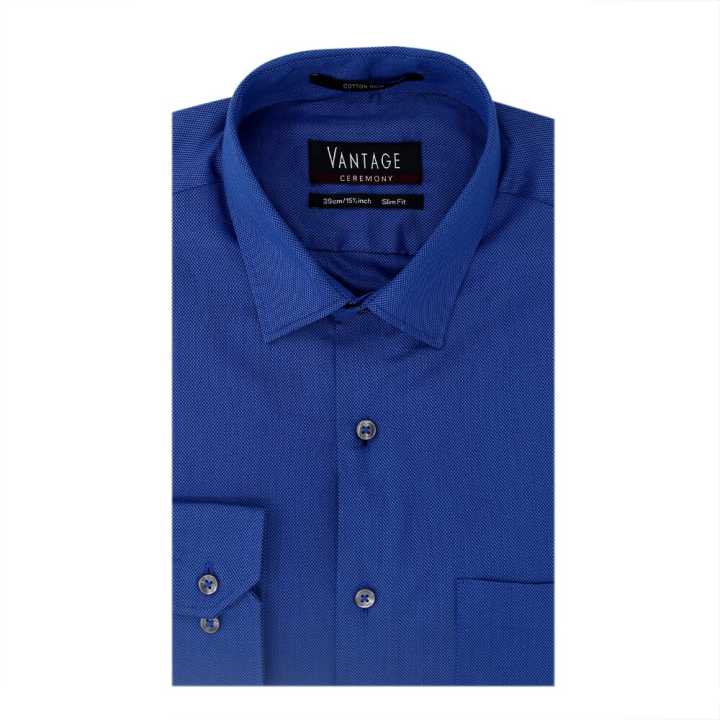 Vantage Ceremony Shirt - Blue | Daraz.lk