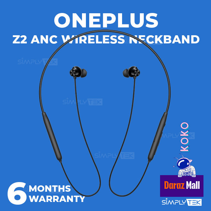OnePlus Bullets Wireless Z2 ANC Bluetooth in Ear Earphones with Mic ...