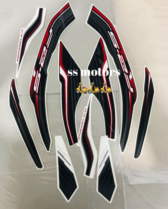 fz s motorcycle full kit stickers (b) | Daraz.lk