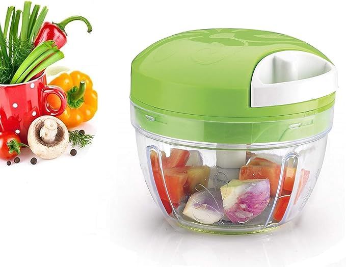 Speedy Chopper Genius Nicer Dicer Plus Easy Spin Quick Cutter Vegetable ...