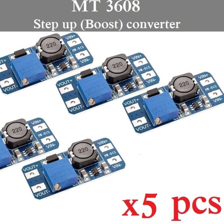 Step up converter Boost converter 2A Adjustable Voltage MT3608 MT 3608 ...