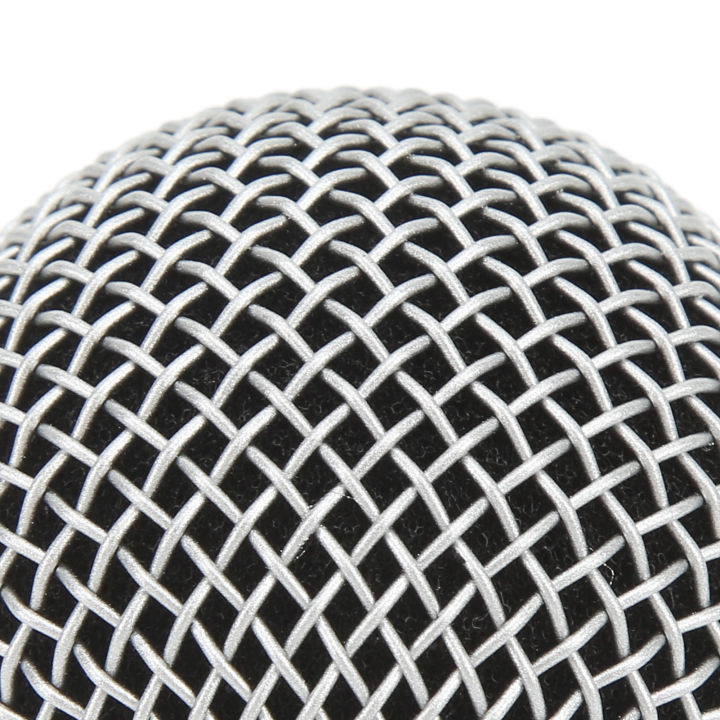 Microphone Grille Ball Head Stainless Steel Microphone Mesh Grill Mic ...