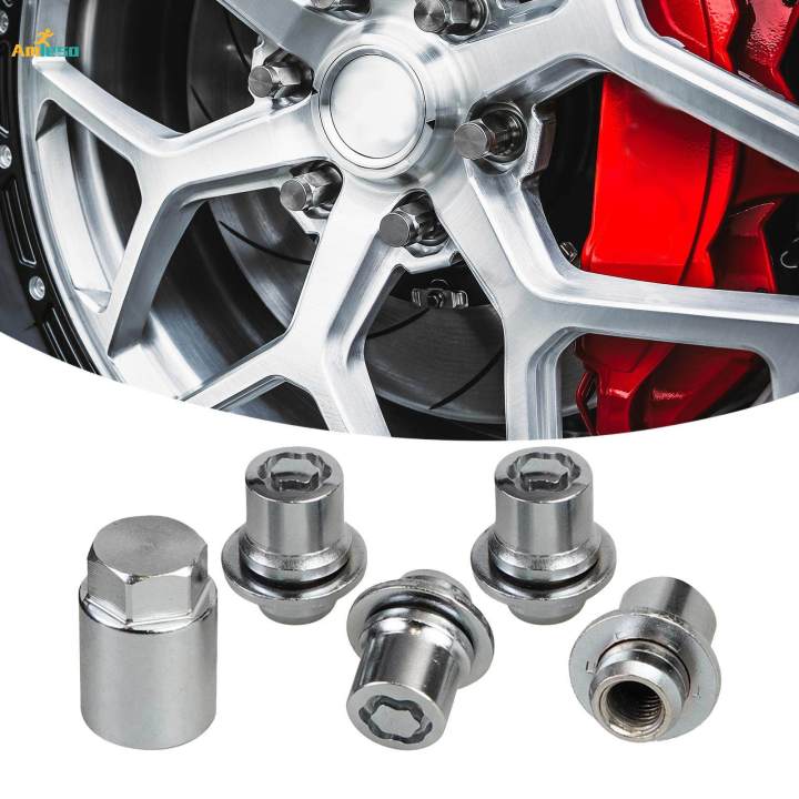Wheel Lock Lug Nuts Set Heavy Duty Replacement Fittings Auto ...