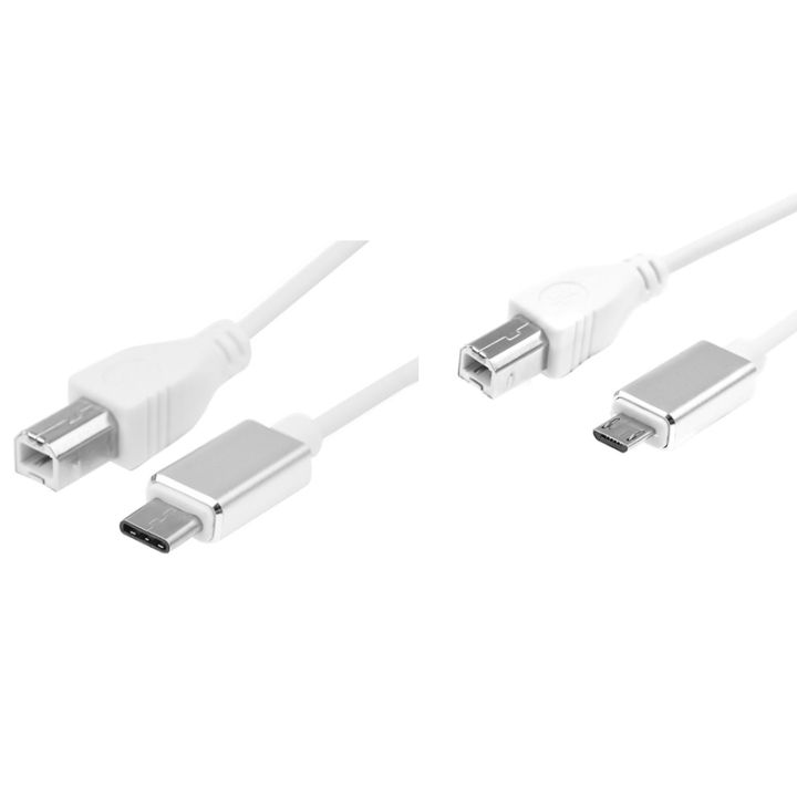 Midi USB Type B to Micro-USB Cable Connector Cable & USB Type B Midi ...