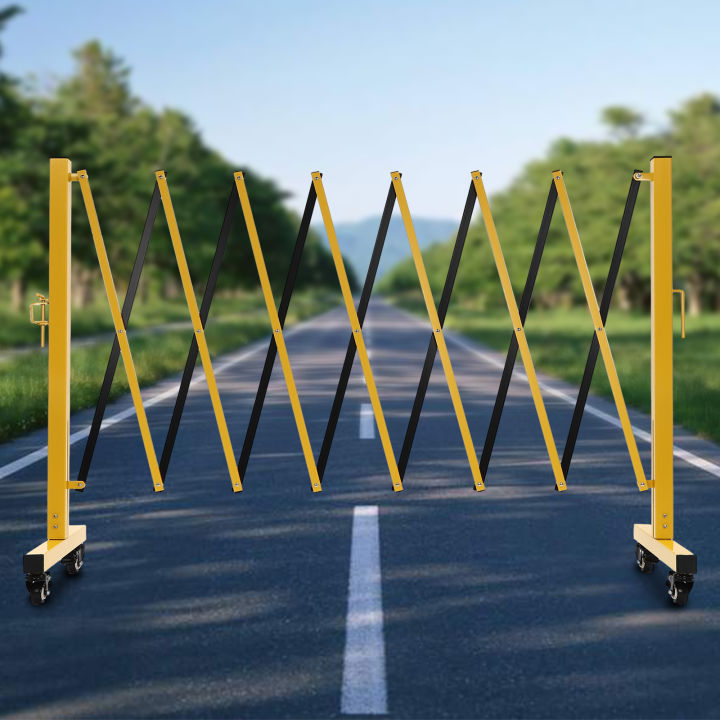 Mobile Barrier Gate: Sturdy, Foldable Design with Wheels and Brakes for ...