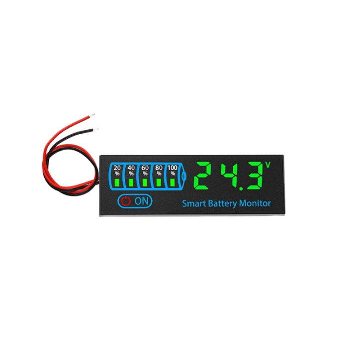 18650 Li-Ion Lipo Lithium Test 7-55V Acid Battery Level Indicator ...