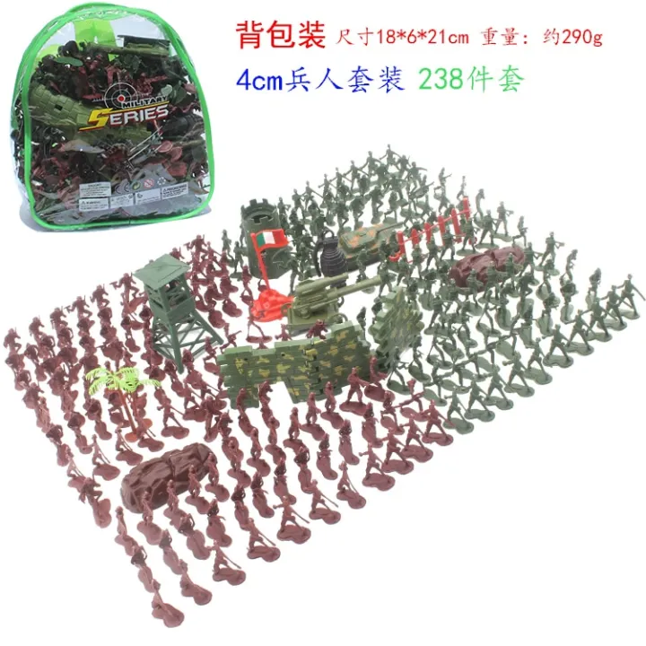 【DIV MALL】Military Plastic Soldiers Model Set Figure Toy Army Men ...