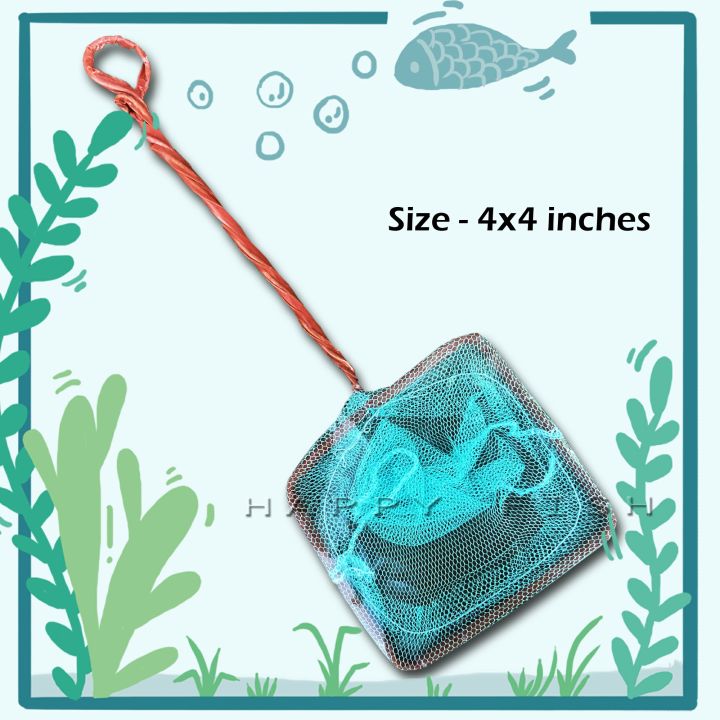 Aquarium Fish Net 4 inch Fish Tank Tropical Marine Netting Scoop Catch ...