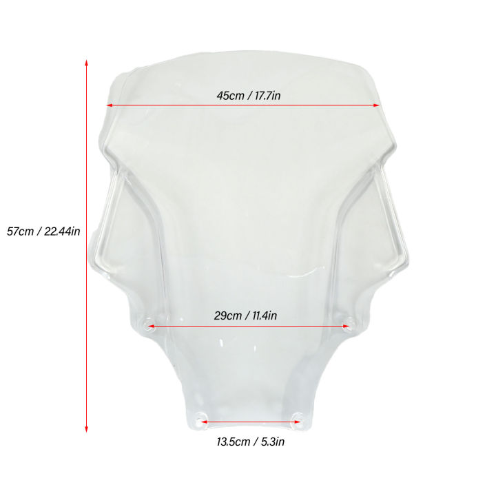 For Honda Forza 350 NSS350 57cm Front Wind Deflector Windshield Wind ...