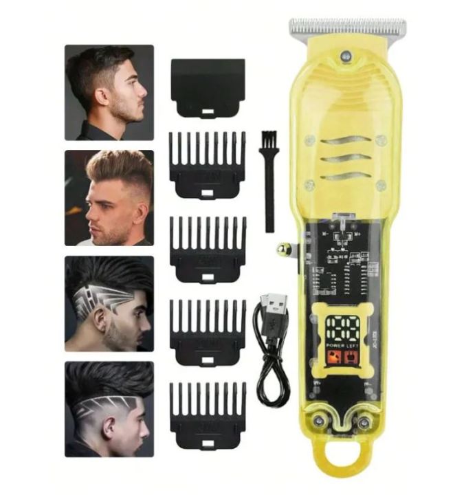 Electric Hair Clipper With Digital Display Professional Hair Clipper ...