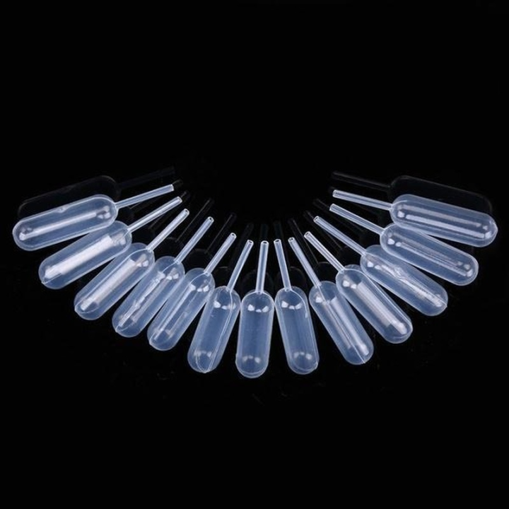 50pcs/set 4ml Straw Jam Flavor Eyedropper Squeeze Transfer Pipettes ...