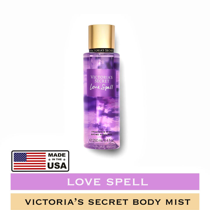 Victoria's Secret Love Spell Body Mist Fragrance 250ML Made In U.S.A ...