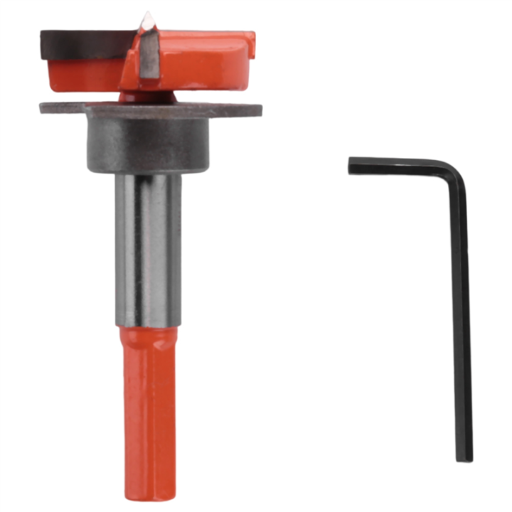 Hinge Jig Drill Guide Set, Hex Handle Adjustable 35mm forstner Bit ...
