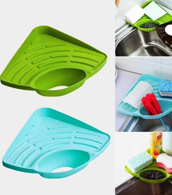Sink Triangle Shelf bathroom organizer and kitchen Drain Wash Basin ...