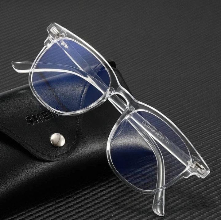 Clear Glasses Transparent Frame stylish Sunglasses Not BlueLight Filter ...
