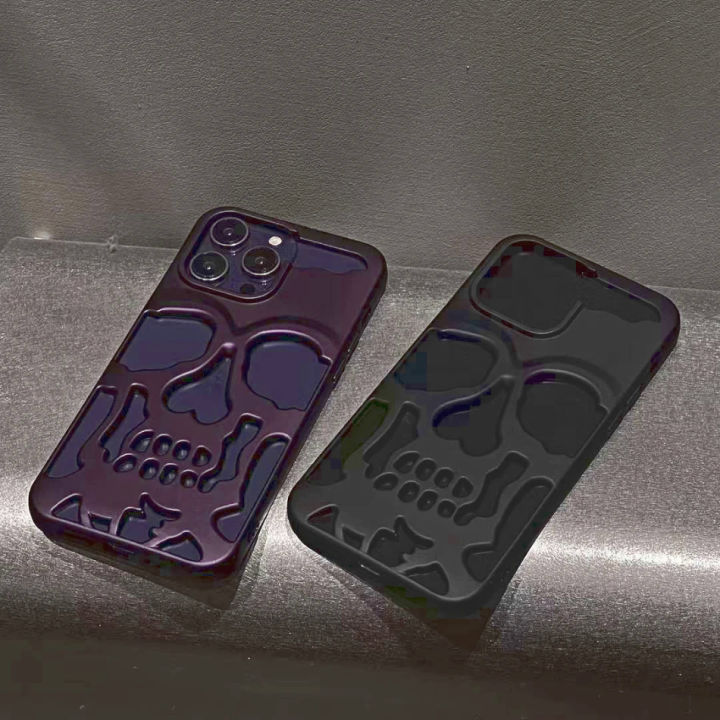 [Sandmdm]Luxury skeleton Skull Case for iPhone 11 12 13 14 Pro Max ...