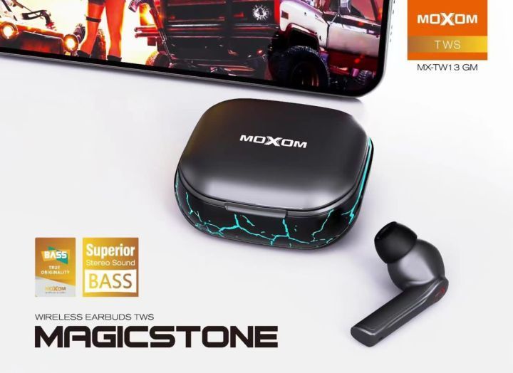 Moxom MX-TW13 GM Wireless Earbuds - Black | Daraz.lk