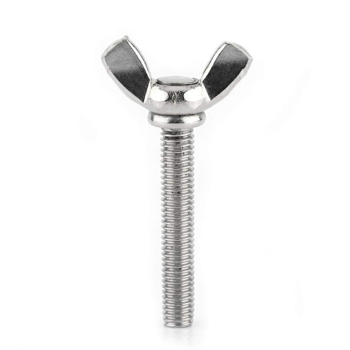 Nullmul 15 Pcs M5 Butterfly Wing Hand Screws Bolts 304 Stainless Steel ...