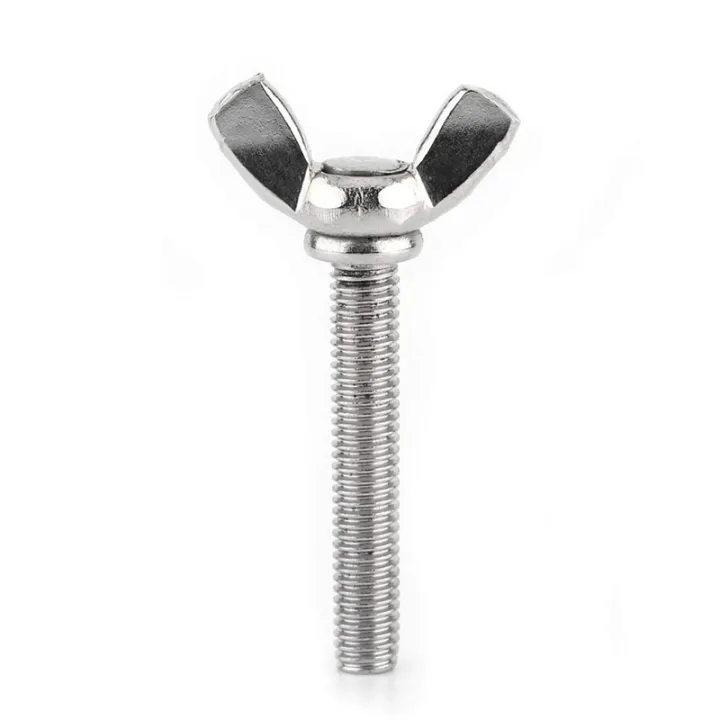 Nullmul 15 Pcs M5 Butterfly Wing Hand Screws Bolts 304 Stainless Steel ...