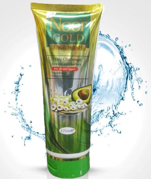 NOOR GOLD Face Wash no25 Avocado and Aloe Vera – 125ml | Daraz.lk
