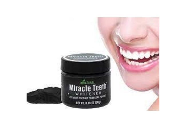 ONTEL Miracle Teeth Whitener (mtwp) Natural Whitening Coconut Charcoal ...