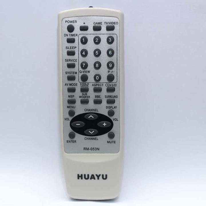 Huayu Aiwa Common TV Remote - Grey | Daraz.lk