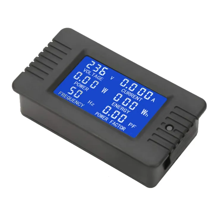 PZEM-022 AC Current Voltage Amperage Power Energy Panel Meter LCD ...