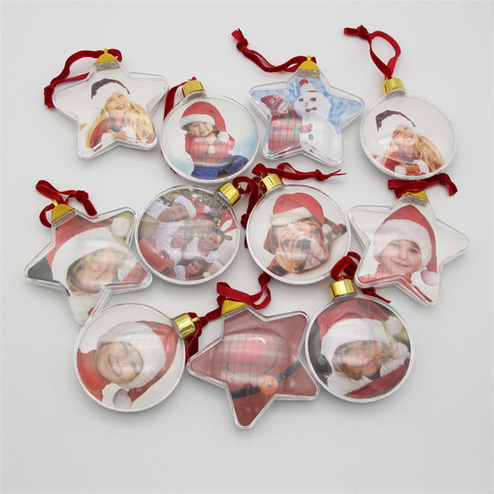 Five-star Christmas Ball Transparent Christmas Bottles Christmas Photo ...