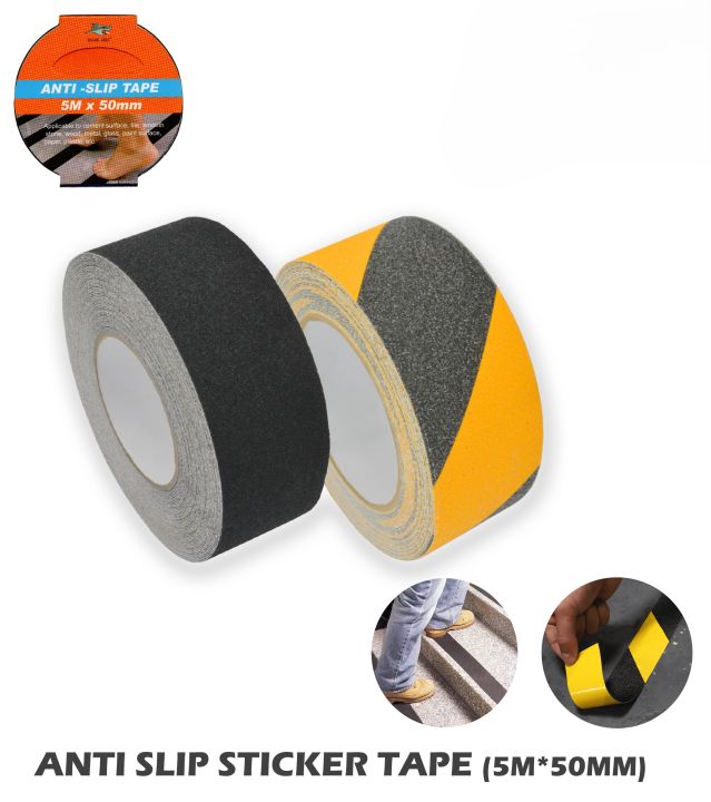 Waterproof Anti-Slip Tape for Stairs & Floors – 5M x 50MM | Safety Grip ...