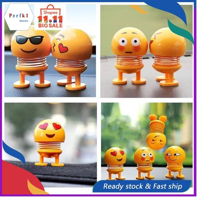 Big size Funny Smile emoji Face Springs Dancing Toys Pack of 6 | Daraz.lk