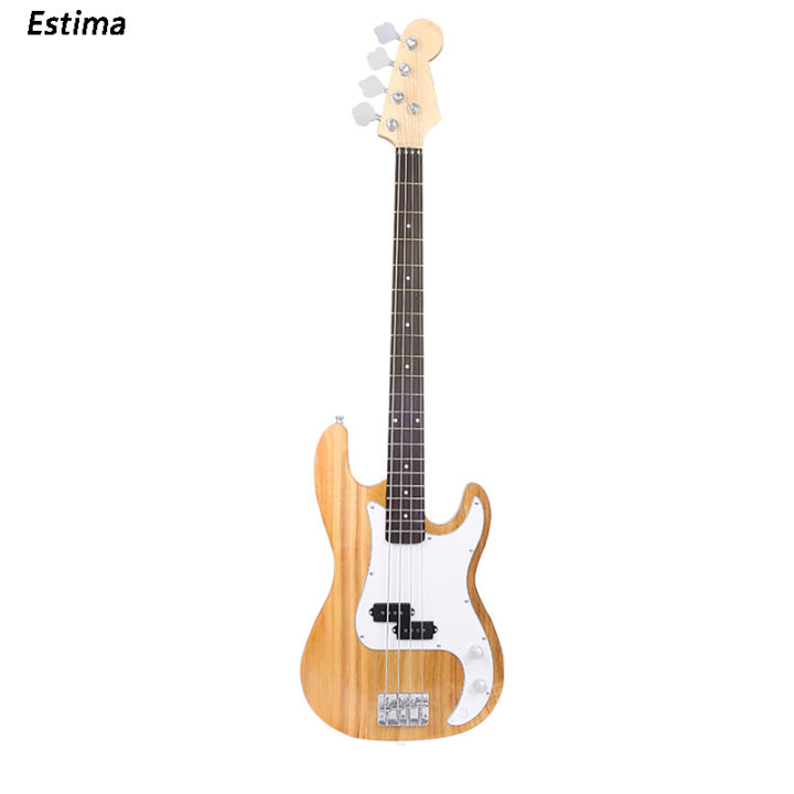 4 String Electric Bass Guitar Full Size With Connecting Line ...