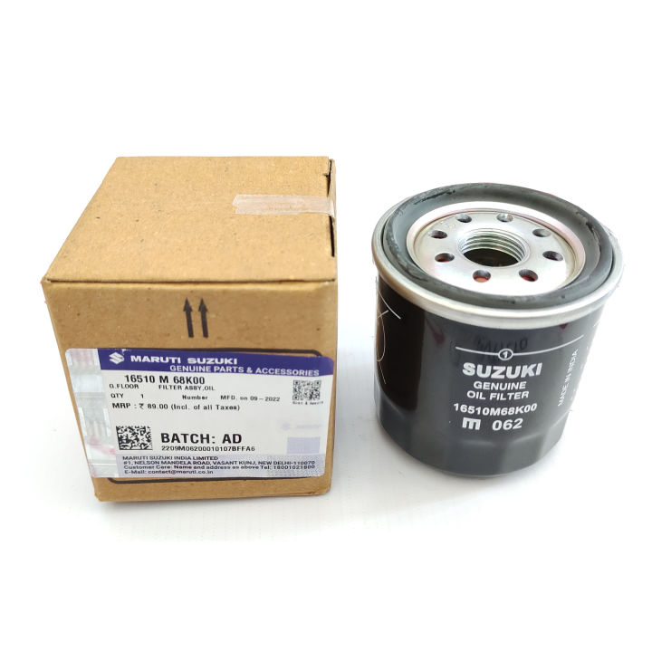 Oil Filter Alto Genuine SGP 2009 2014 1.0 0.8 0.6 Car Oil Filter 16510M68K00 Daraz.lk