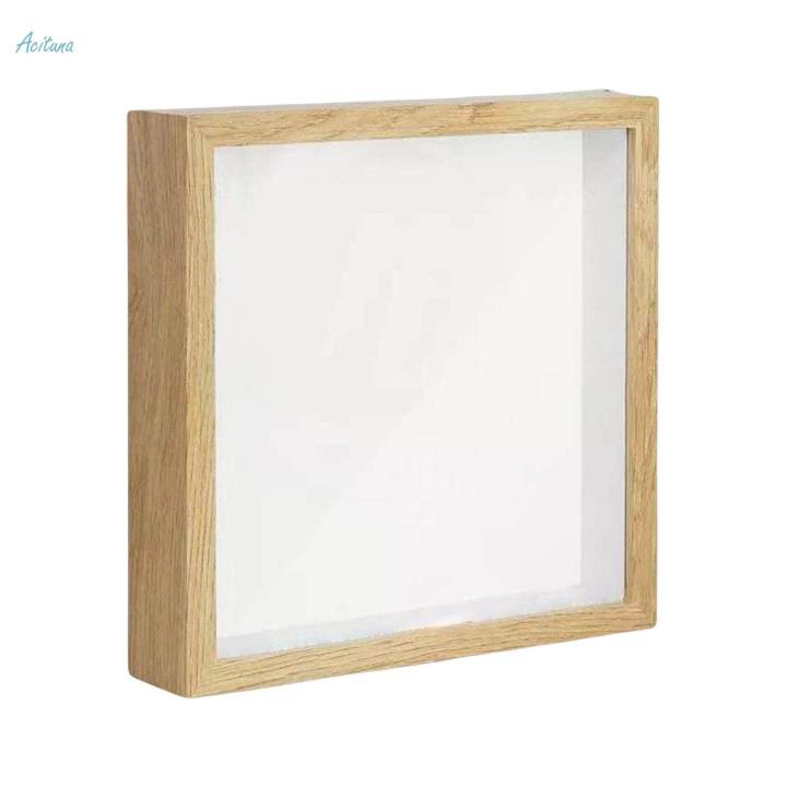 Dried Flowers Frame Wooden Photo Frame Shadow for Ticket Award Flowers ...