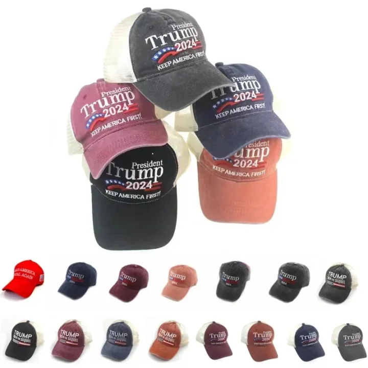 Wholesale Donald Trump 2024 Hat Trump Cap Keep Make America Great Again ...