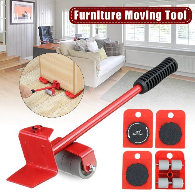 Furniture Lifter Tool Transport Shifter - Heavy Duty Appliance Rollers ...