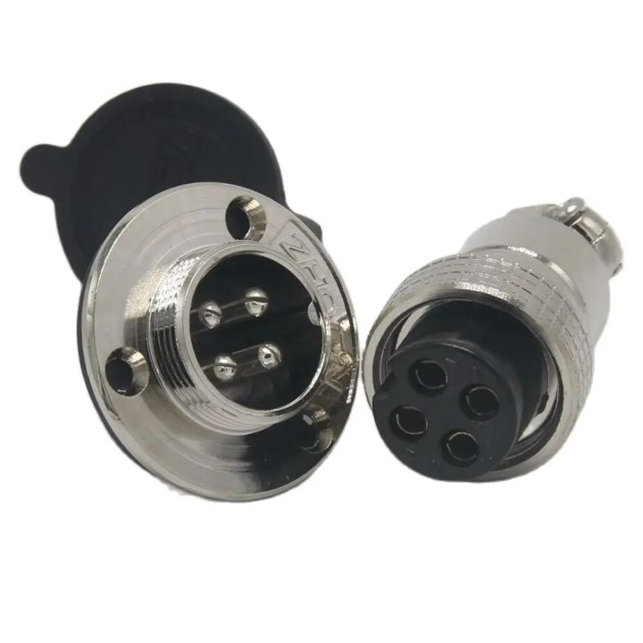 M20 GX20 DF20 20mm Aviation Connector Socket Plug With Flange Dust ...