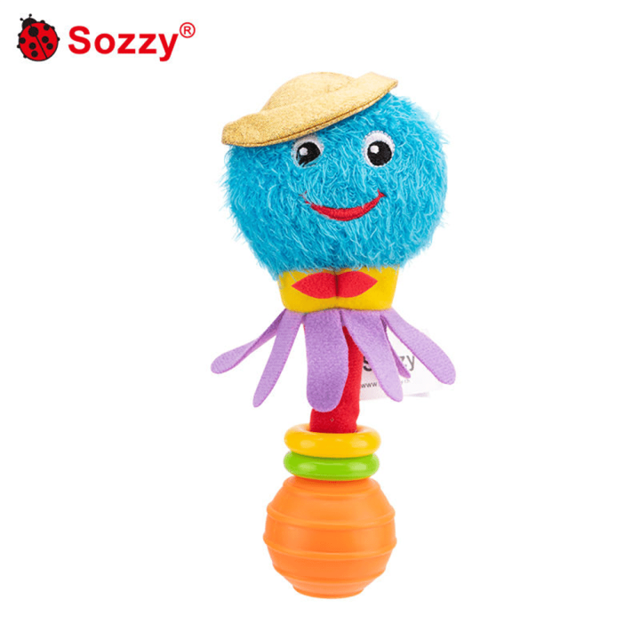 "Jellyfish" Animal Soft Plush Hand Shake Rattle Baby Toys | Daraz.lk