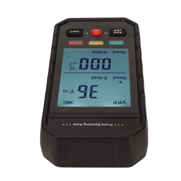 EMF Meter Handheld Portable Digital LCD Large Screen Computer Phone ...