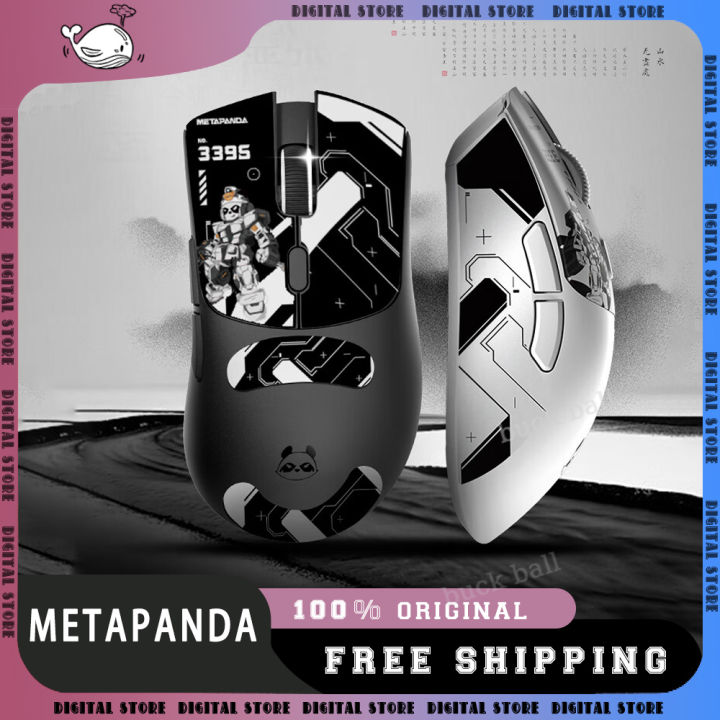 Metaphyuni Metapanda Gamer Mouse 3Mode 2.4G Bluetooth Wireless Mouse ...