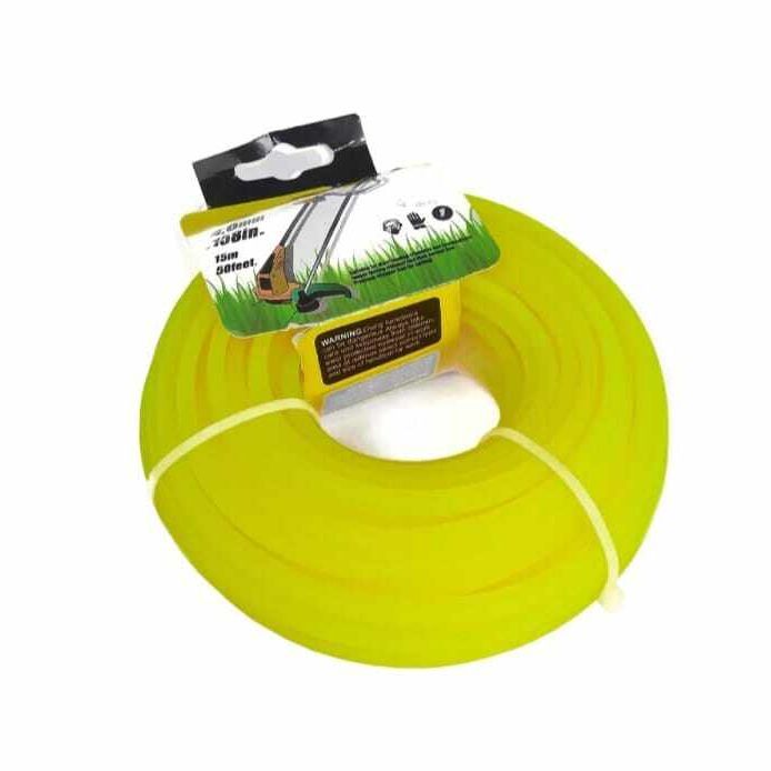 Professional Fine Quality 2.5mm 15m Square Mowing Nylon Trimmer Rope ...