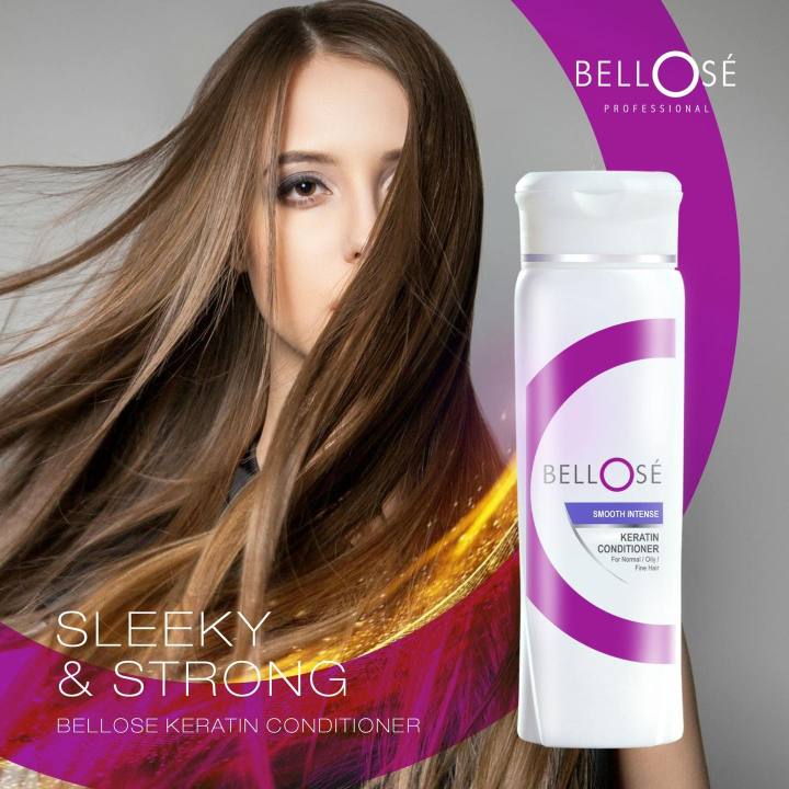 Bellose Smooth intense Keratin Conditioner 210ml Tame your unruly hair ...
