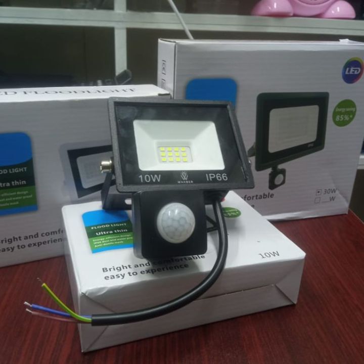LED Flash Light With Motion Sensor 10W/ 20W/ 30W & 50W | Daraz.lk