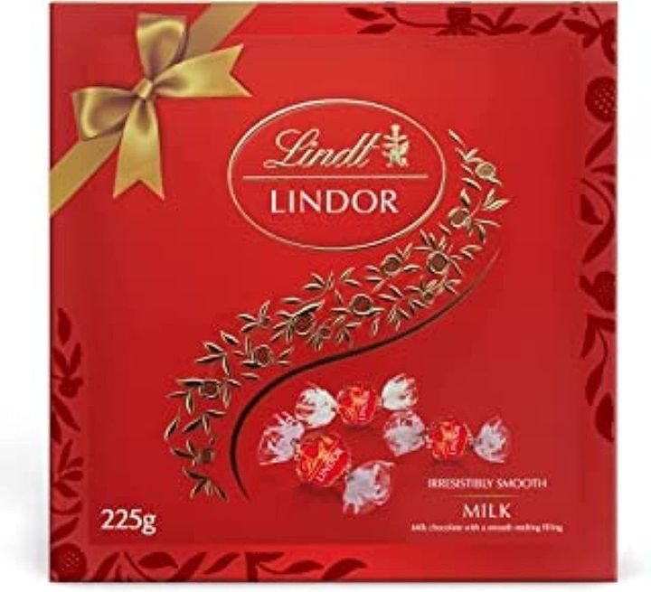 Lindt Lindor Milk Gift, Red, Large 225g | Daraz.lk