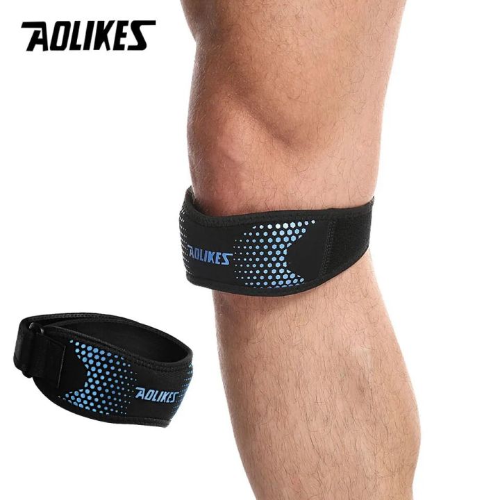 【wenfangdianpu】AOLIKES Knee Strap Patellar Elastic Protector Support ...