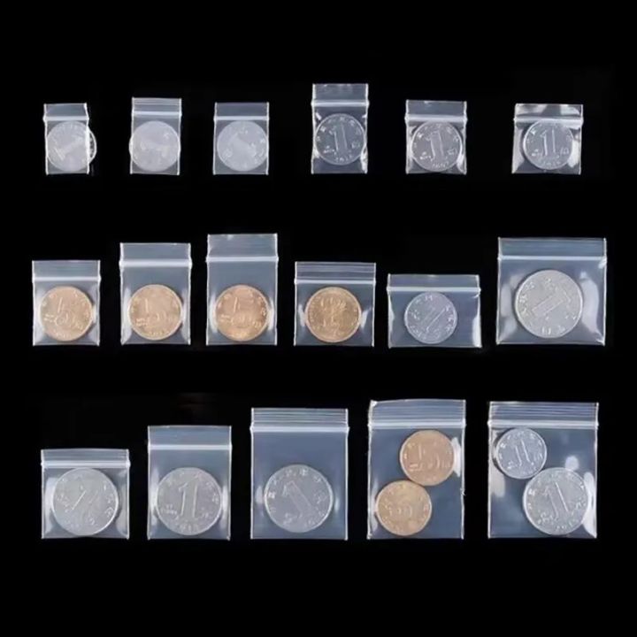 zip lock bags 1000Pcs Clear Mini Zip Lock Grip Plastic Bags Resealable ...