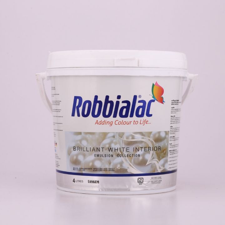 :Robbialac Emulsion Premium Brilliant White | Daraz.lk