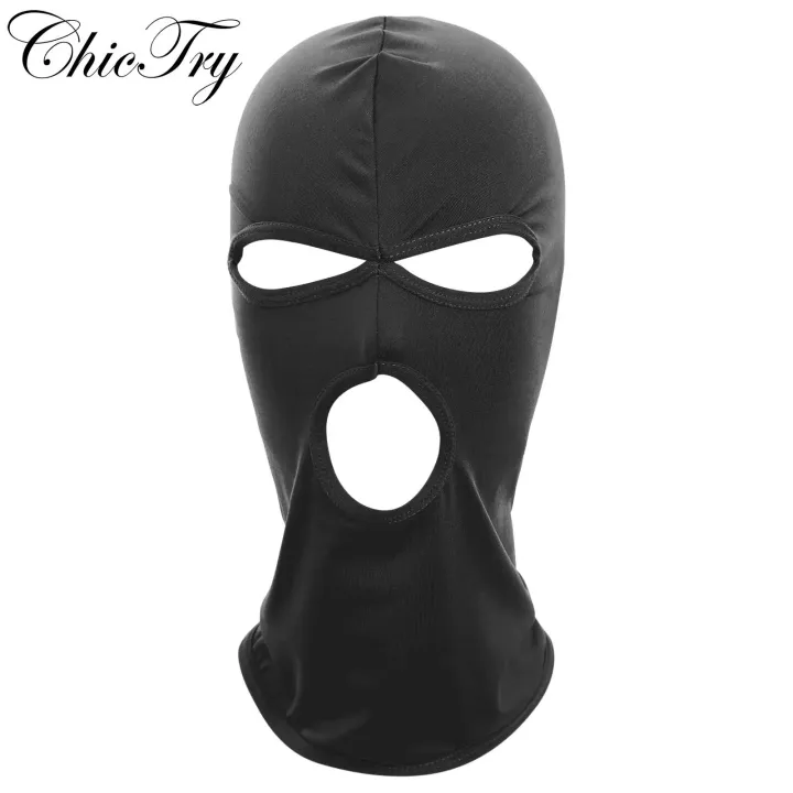 Uni Womens Mens Cosplay Face Mask Open Eyes and Mouth Headgear ...