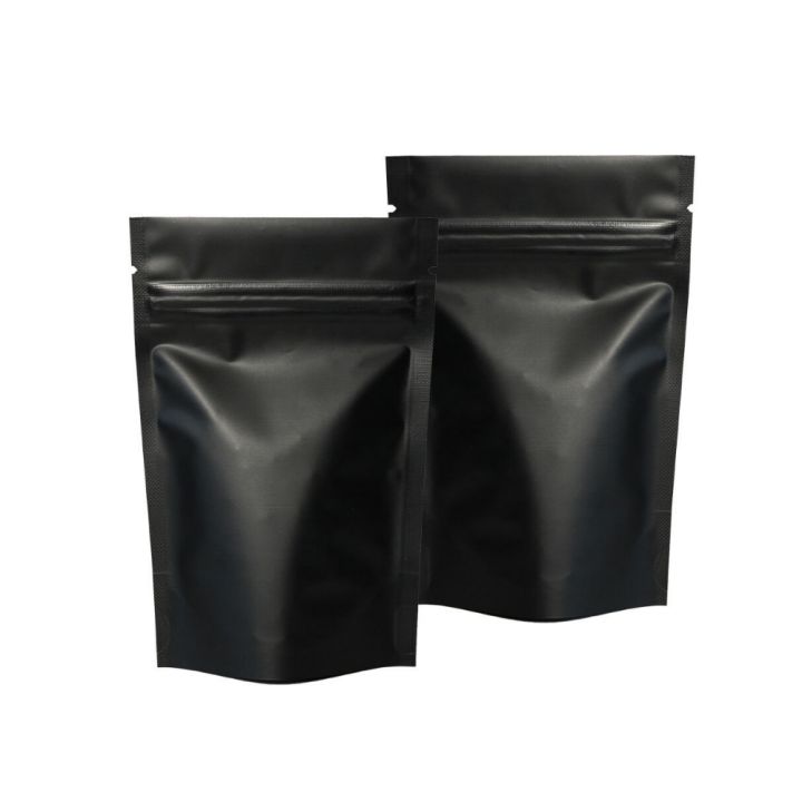 Black Ziplock Pouch Bags 400g 24x16cm | Daraz.lk