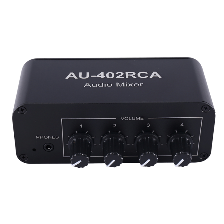 Multi-Source RCA Mixer Stereo Audio Reverberator 4 Input 2 Output Audio Switch Switcher Driver ...