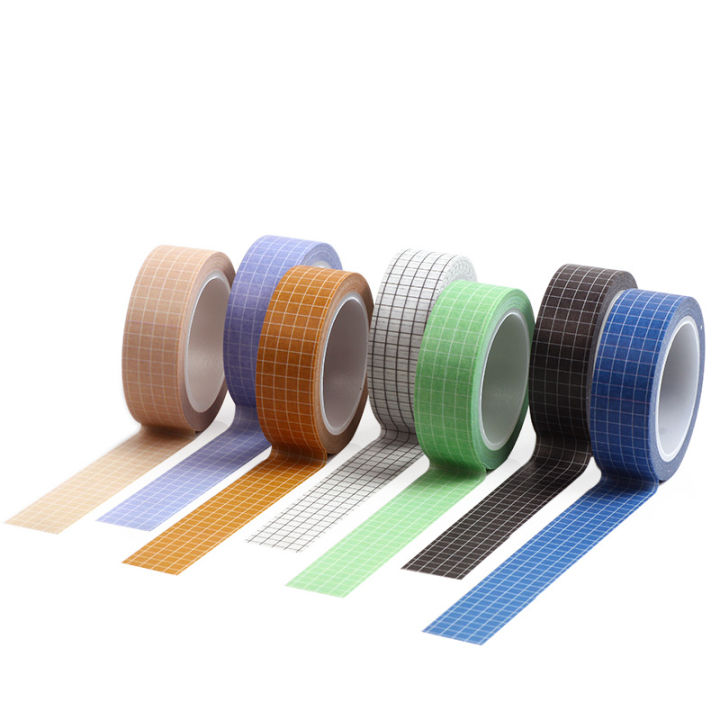 RHS Online 10M Basic Grid Checks Washi Masking Tapes Decorative Sticky ...